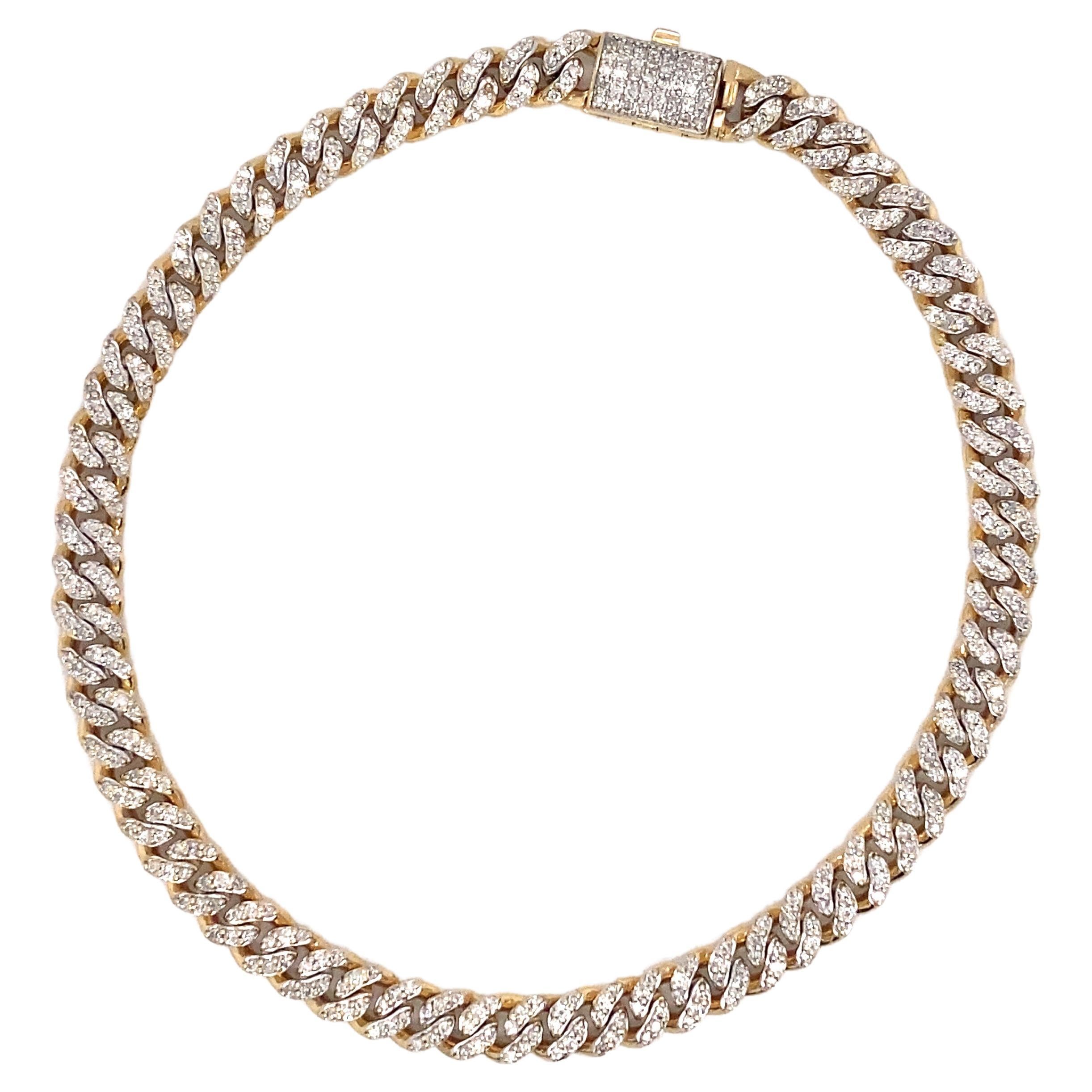 Tiffany and Co. Oval Link Chain Bracelet in 18 Karat Gold For Sale at ...