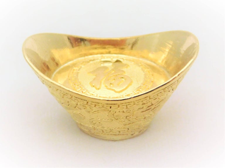 23 Karat Gold “Yuen Bao” Chinese Prosperity Charm For Sale at 1stDibs ...