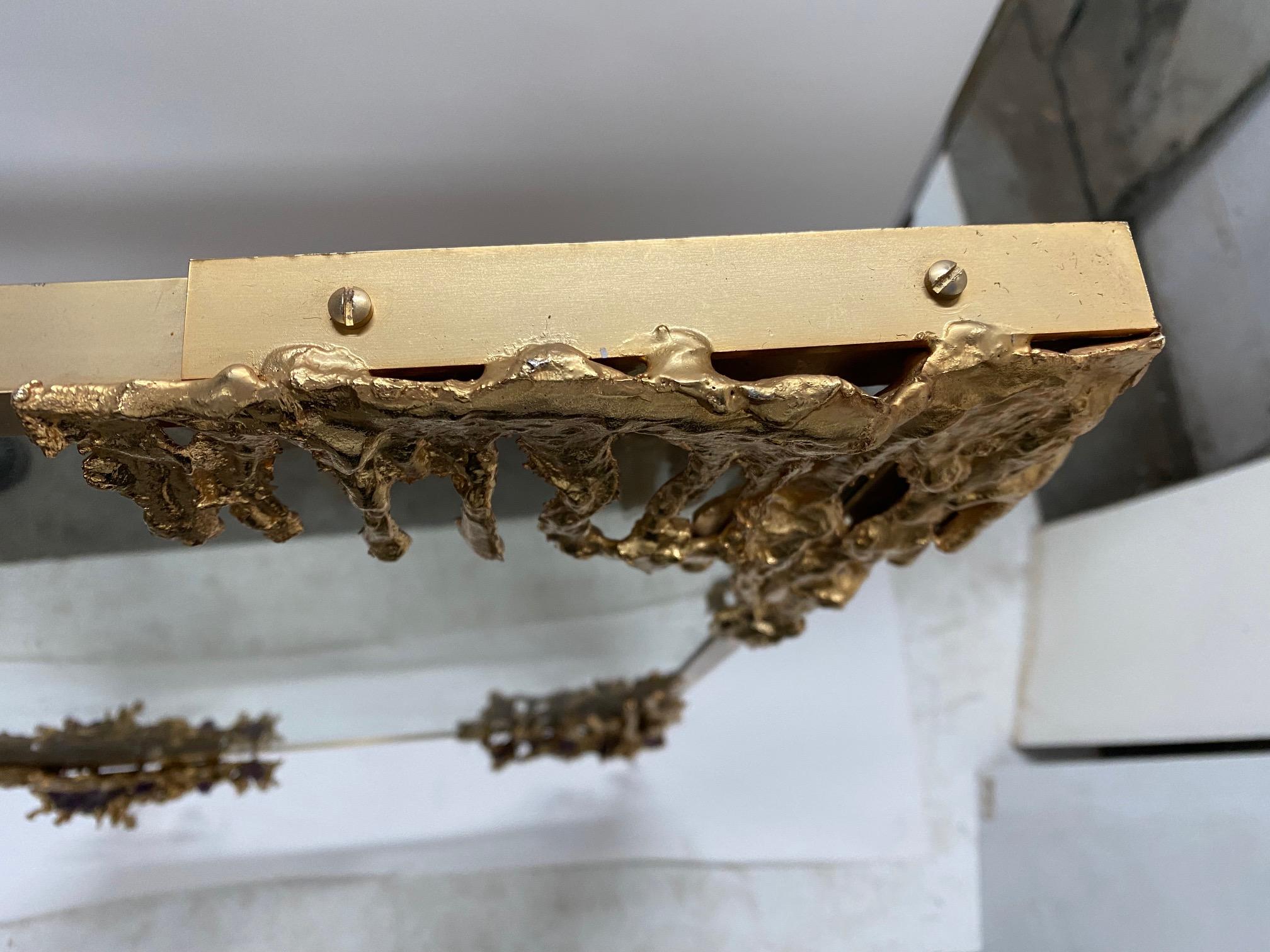 24 Karat Plated "Dripping" Mirror by Claude Victor Boeltz at 1stDibs ...