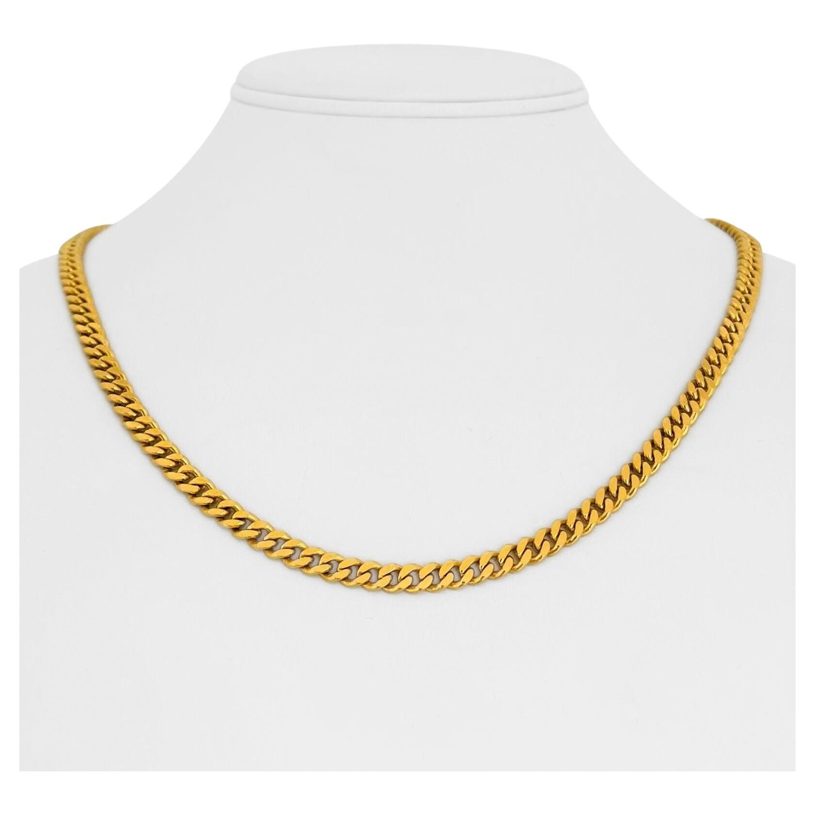 24 Karat Gold Handcrafted Cabochon Sapphire Linked Ball Necklace For ...