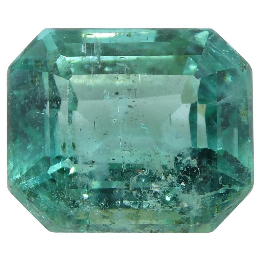1.64ct Emerald Cut Emerald For Sale at 1stDibs