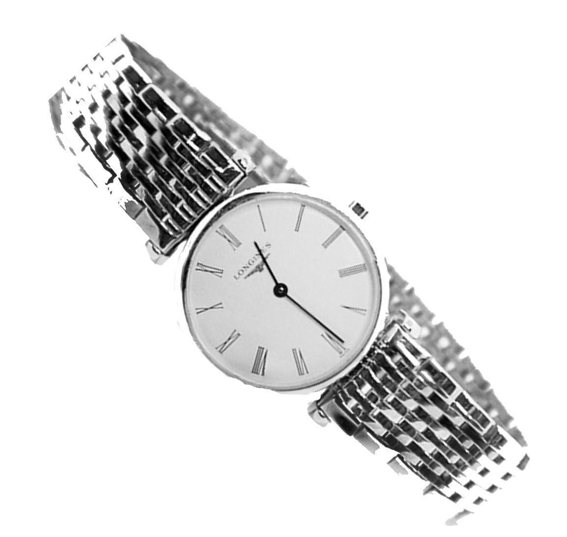 La Grande Longines Ladies Watch Stainless Steel White Dial For Sale at ...