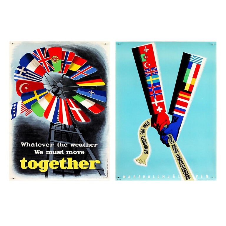 25 Original Marshall Plan Posters, a Complete Collection of the Contest ...