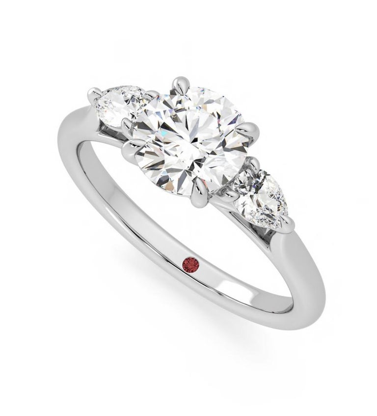 5 Carat Round Solitaire Ring For Sale at 1stDibs