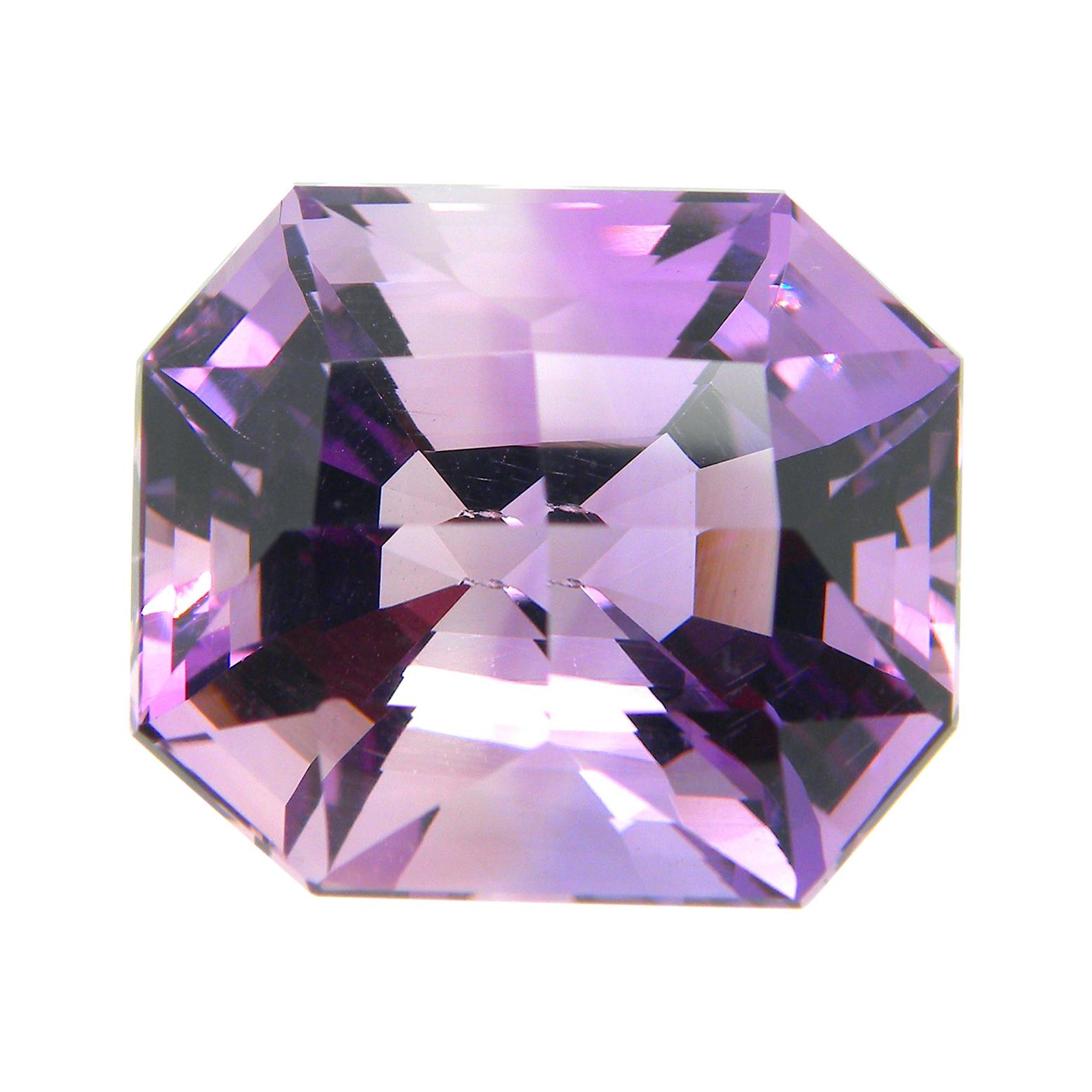 8.69 Carat Natural Burma No Heat Octagon-Cut Vivid Purple Amethyst For ...