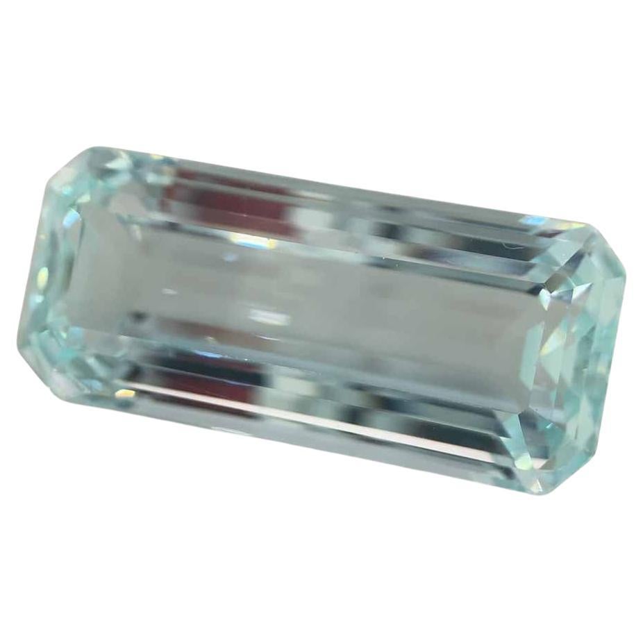 GIA Certified 99.90ct Natural Blue Emerald Cut Aquamarine Magnificent ...