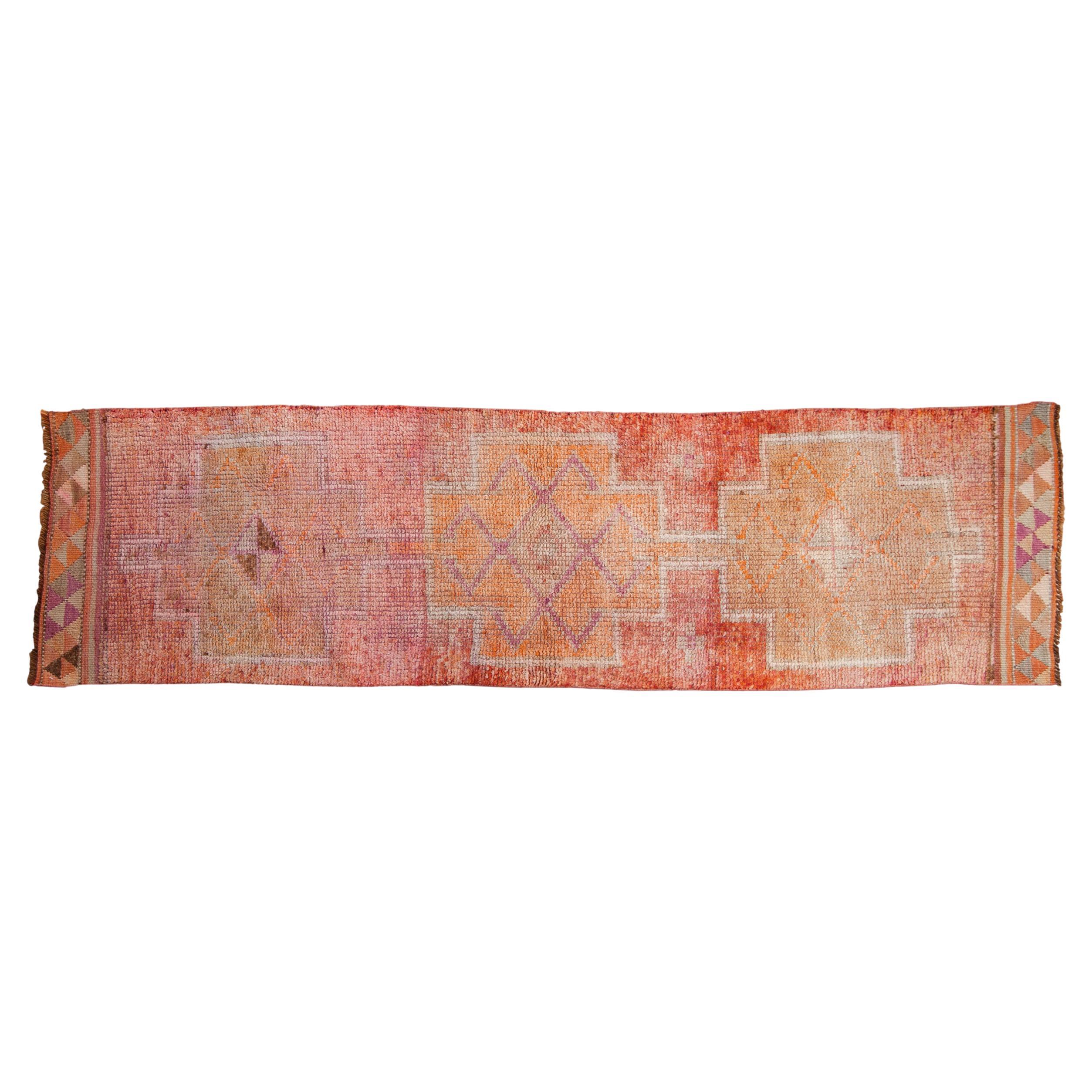 Vintage Distressed Kurd Rug Runner For Sale at 1stDibs | distressed rug ...