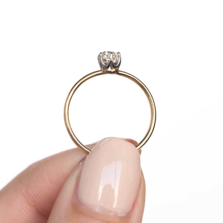 .26 Carat Yellow Gold and Platinum Tiffany and Co. Engagement Ring For ...