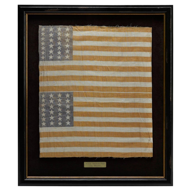 26-Star Printed American Flag Bolt of Two at 1stDibs