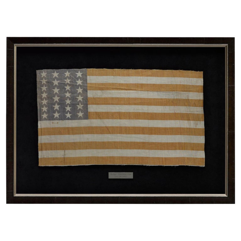 26-Star Printed American Flag at 1stDibs