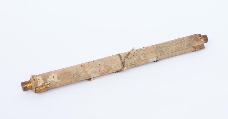 260 Year Old Japanese Hanging Scroll with Painting of the 9-Headed ...