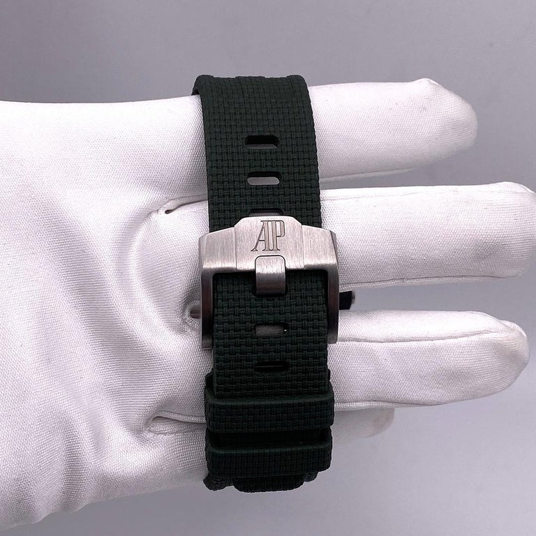 Audemars Piguet Royal Oak Offshore Titanium Green 26238TI.OO.A056CA.01 ...