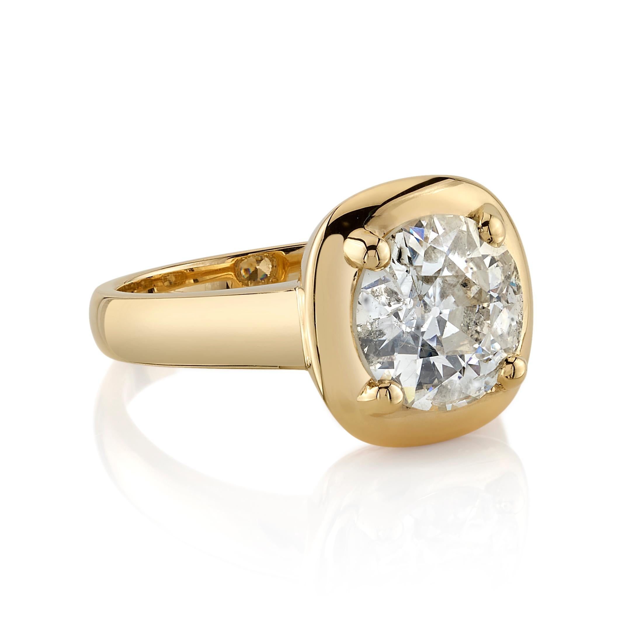 Handcrafted Cori Old European Cut Diamond Ring by Single Stone at ...