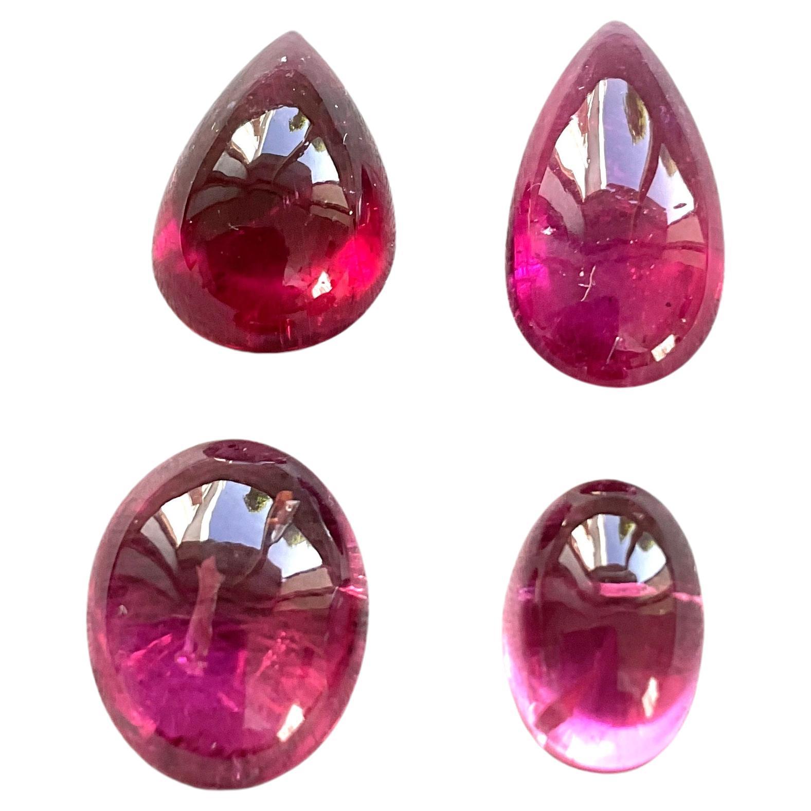 24.09 Carats Top Quality Rubellite Tourmaline Cabochon Natural Gemstone ...