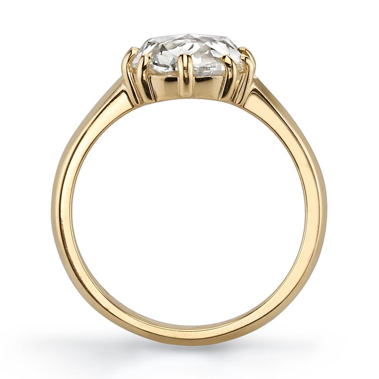 Handcrafted Gayle Rose Cut Diamond Ring by Single Stone at 1stDibs
