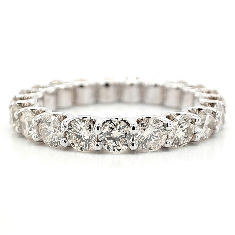 2.77 Carat Diamond Eternity Ring For Sale at 1stDibs