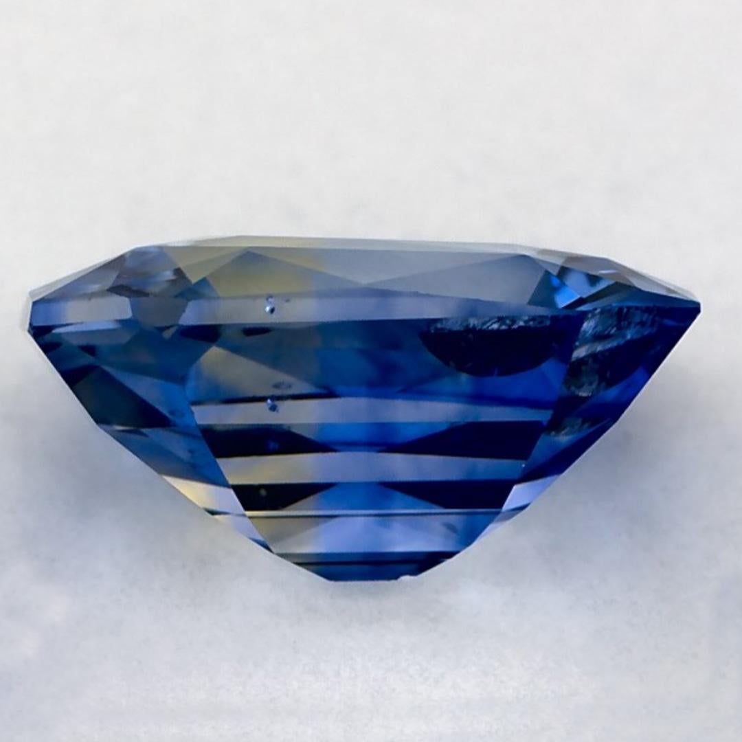 2.77 Ct Blue Sapphire Octagon Cut Loose Gemstone For Sale at 1stDibs