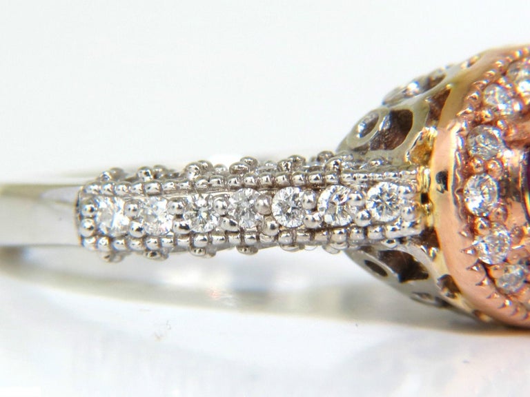 2.78 Carat Natural Fine Purple Red Ruby Diamond Ring 14 Karat G/Vs For ...