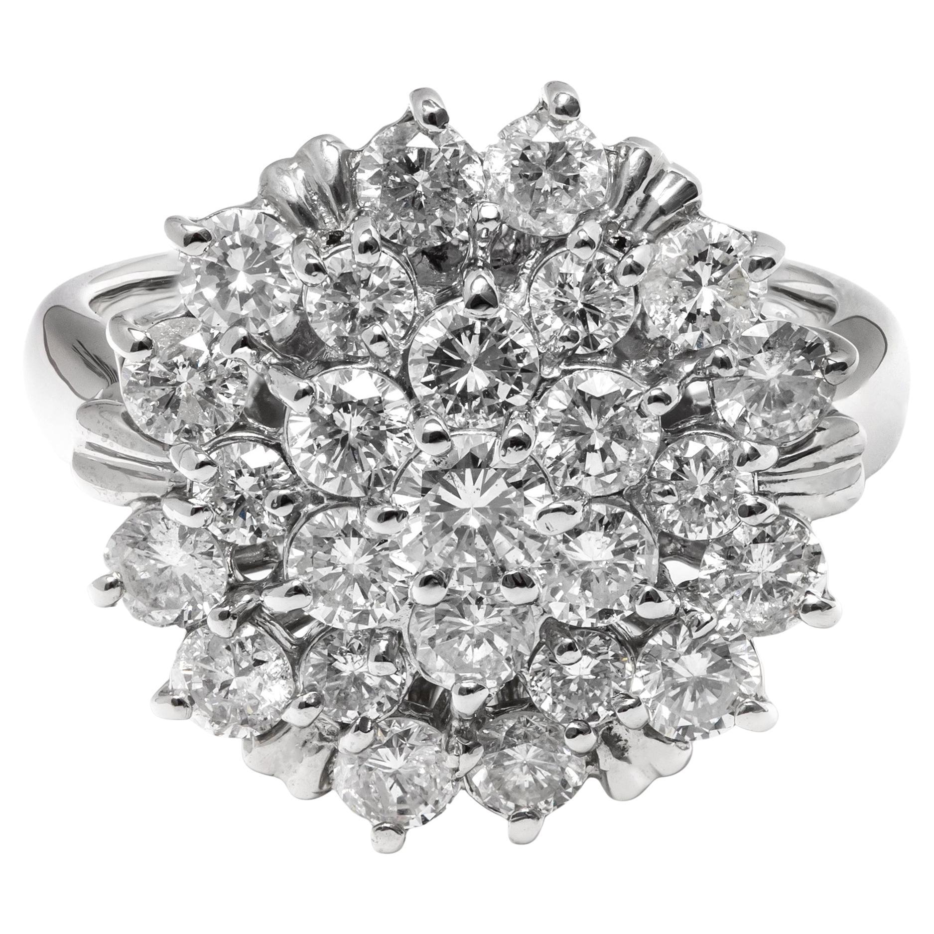 2.78 Carat Natural Fine Purple Red Ruby Diamond Ring 14 Karat G/Vs For ...