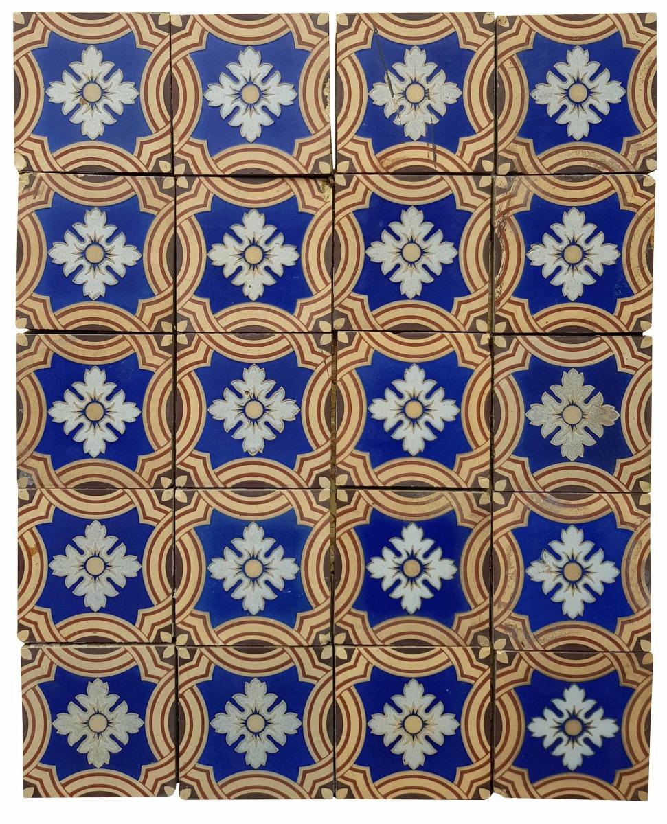 28 Minton and Co. Encaustic Floor Tiles For Sale at 1stDibs