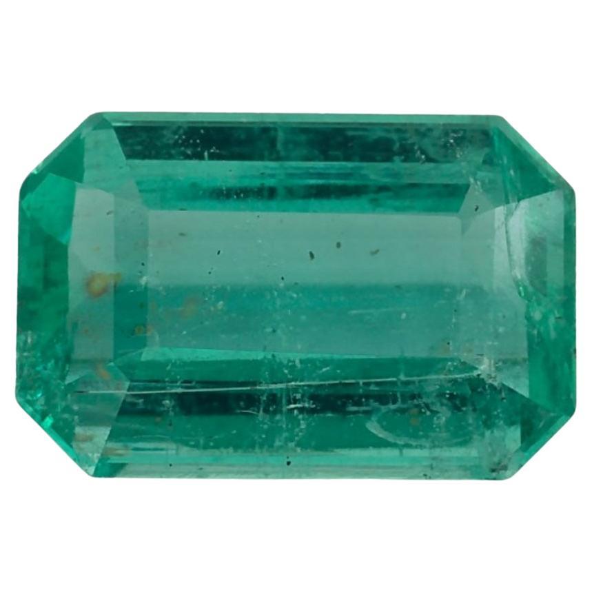 Natural Deep Green Emerald 1.77ct Octagon Emerald Cut Loose Gemstone at ...