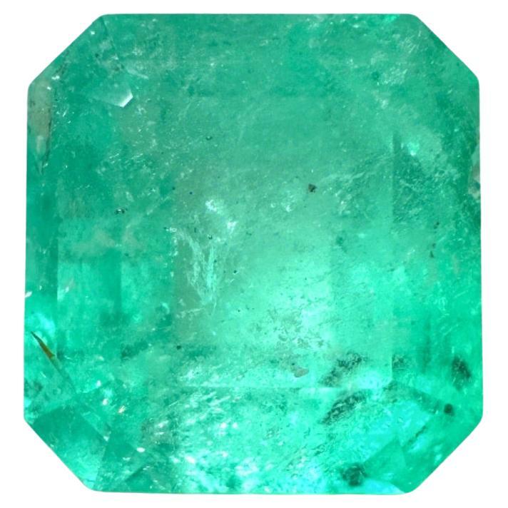3.05ct Intense Green Asscher Cut Muzo Emerald Genuine May Birthstone ...