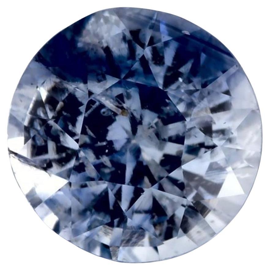 2.91 Ct Blue Sapphire Round Loose Gemstone For Sale at 1stDibs