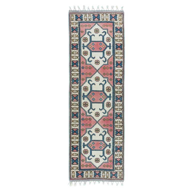 2.9x9 Ft Traditional Vintage Hand Knotted Anatolian Wool Runner Rug for ...