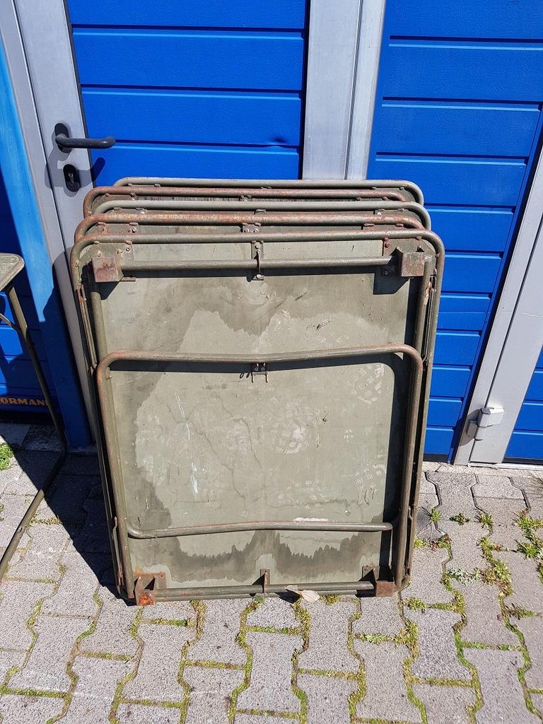 Second Half of the 20th Century French Army Folding Tables For Sale at ...