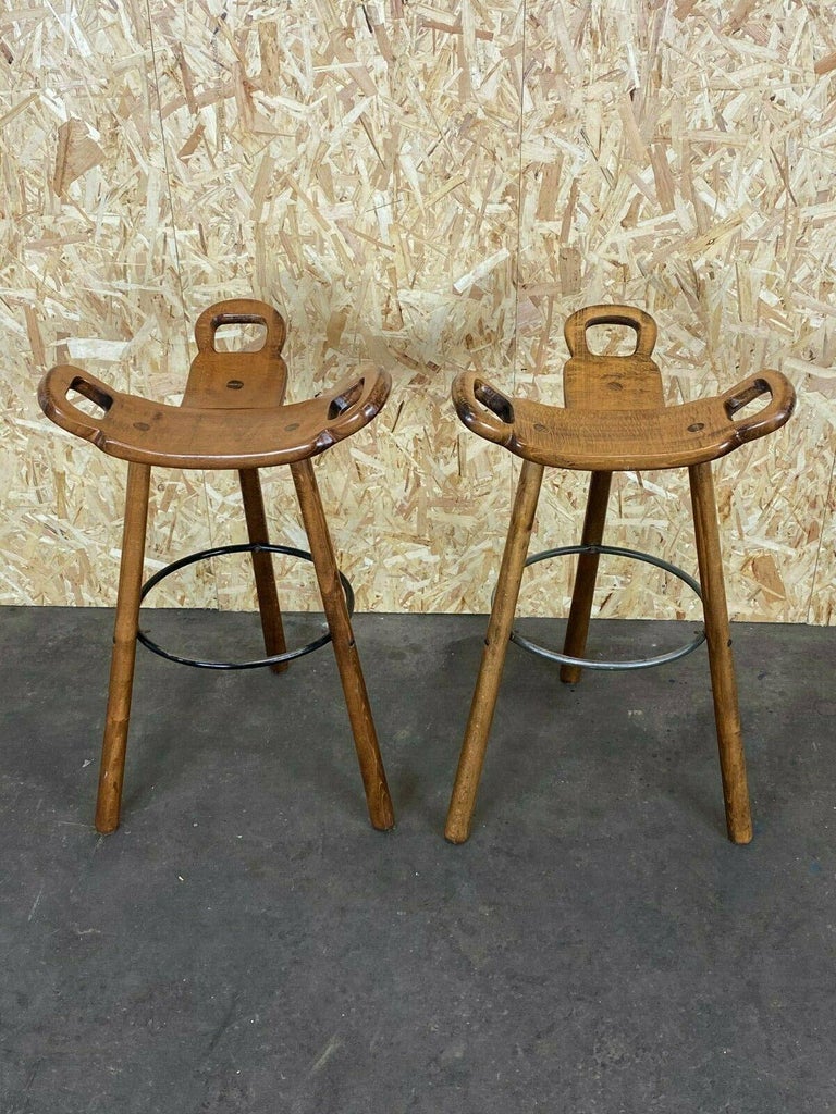 2x 50s 60s Bar Stools Bar Stools Attributed to Carl Malmsten Sweden ...