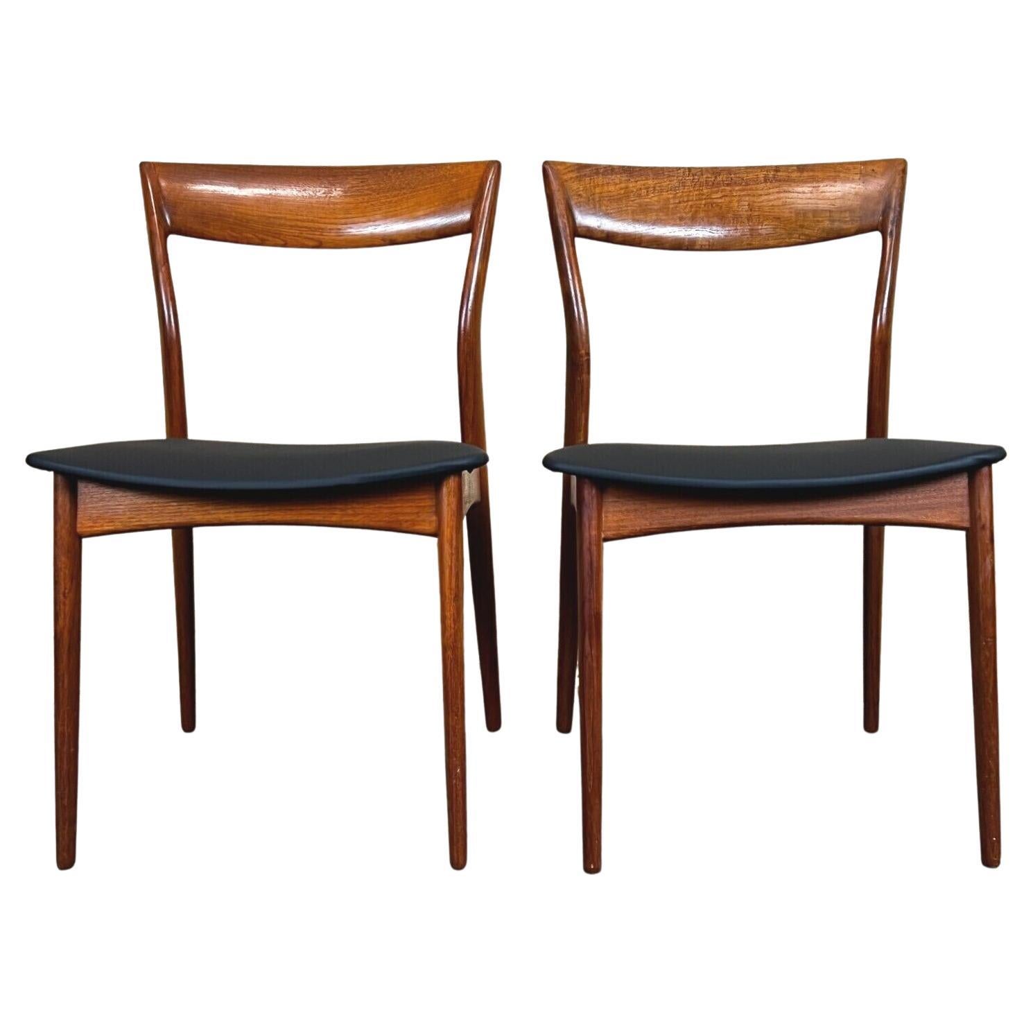 2x 70s Chairs Dining Chair Danish Upholstered Chair Mid Century Design ...