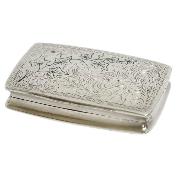 European Silver Gebruder Dingeldein Antique German Hanau Neptune Snuff ...