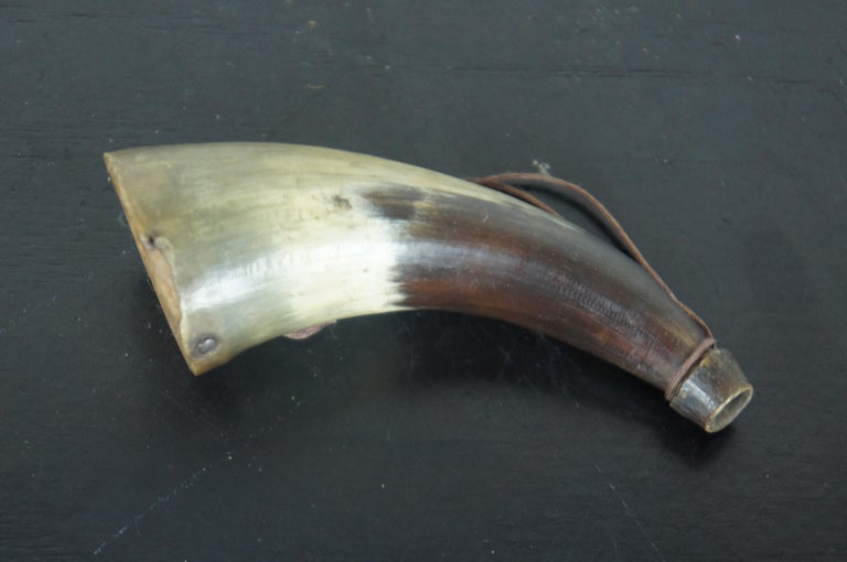 3 American Antique Black Powder Muzzleloader Horns Loading Hunting ...
