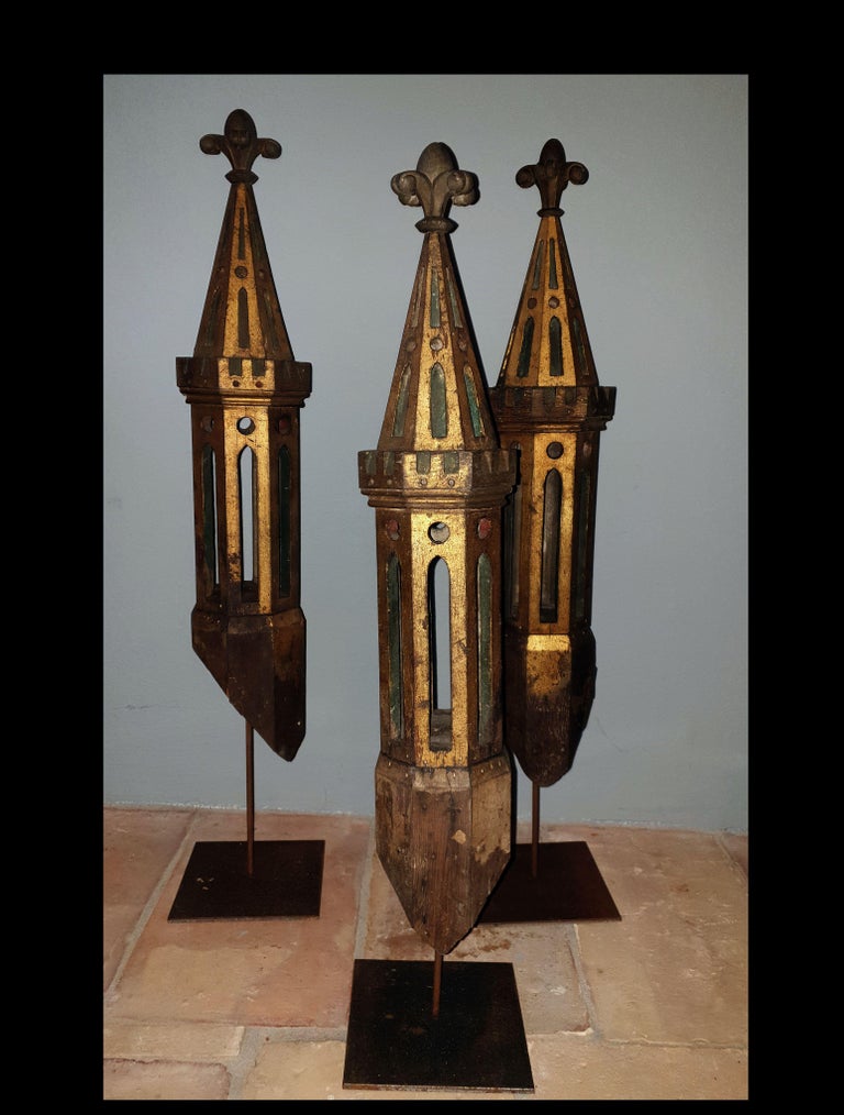 3 Decorative Architectural Church Tower Models For Sale at 1stDibs