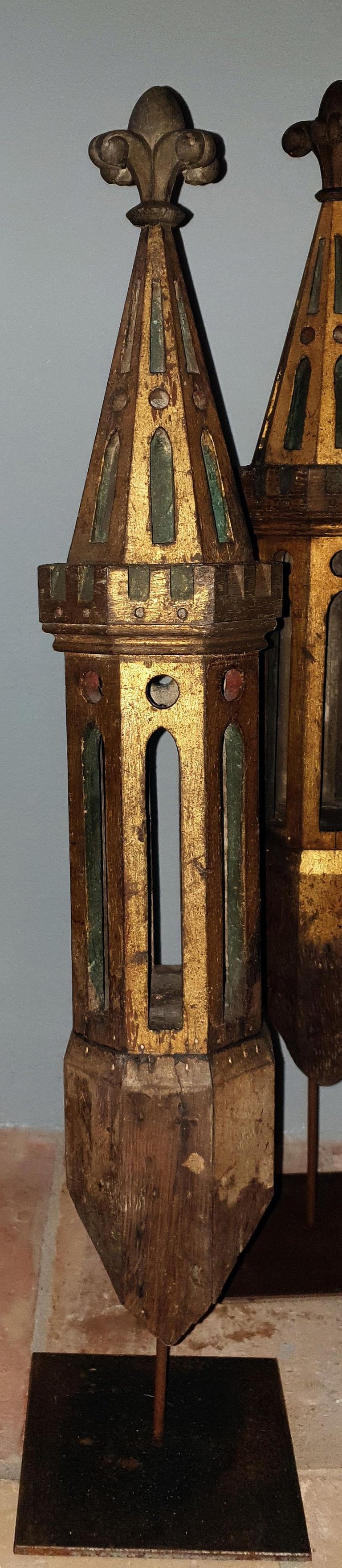 3 Decorative Architectural Church Tower Models For Sale at 1stDibs