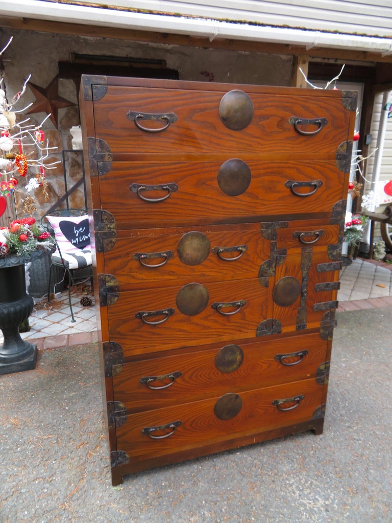 3 Fabulous 20th Century Japanese style Stacking Tansu Chest of Drawers ...