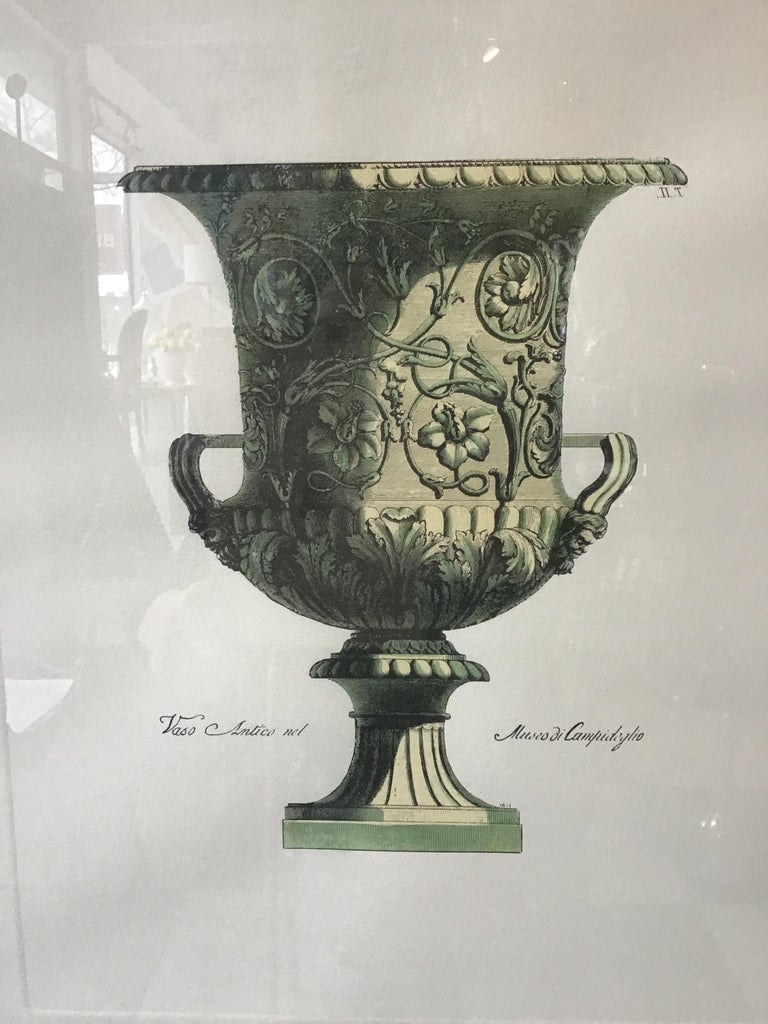 3 Italian Classical Urn Prints at 1stDibs