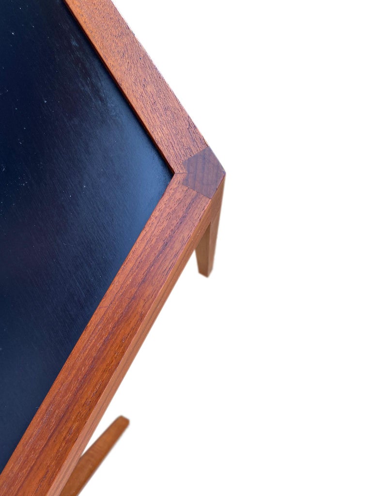 '3' Midcentury Danish Modern Teak Hexagon Stacking Tables by Hans ...