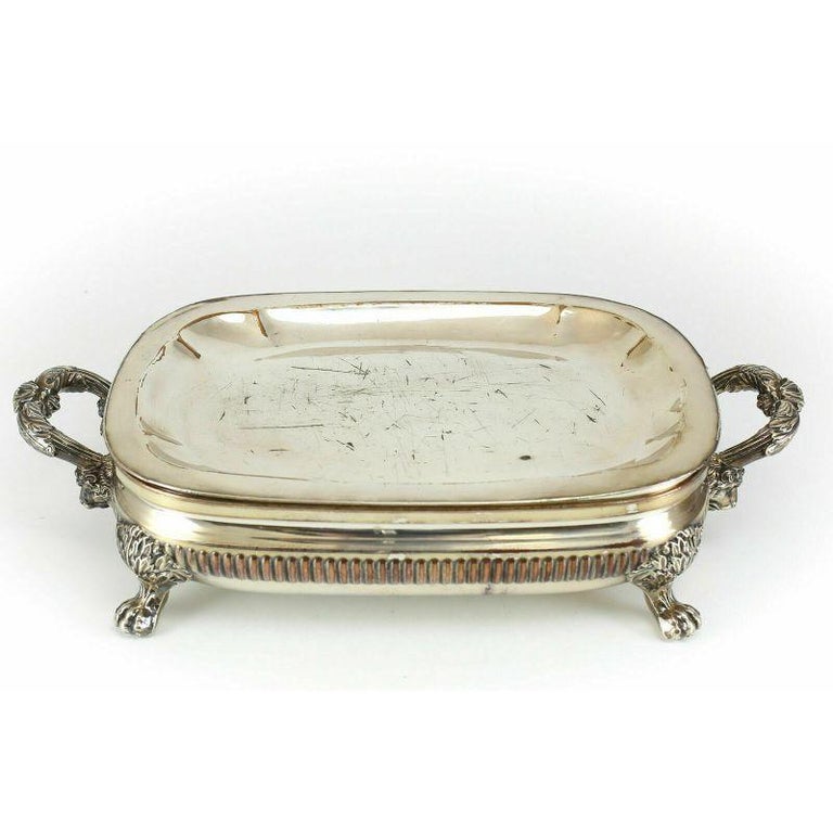 3 Pc of Matthew Boulton Silverplate Food Warmer Hand Chased, circa 1800 ...