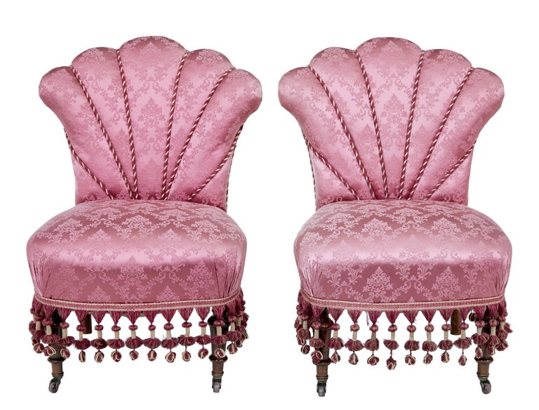 3 Piece Art Deco Shell Back Salon Suite For Sale at 1stDibs