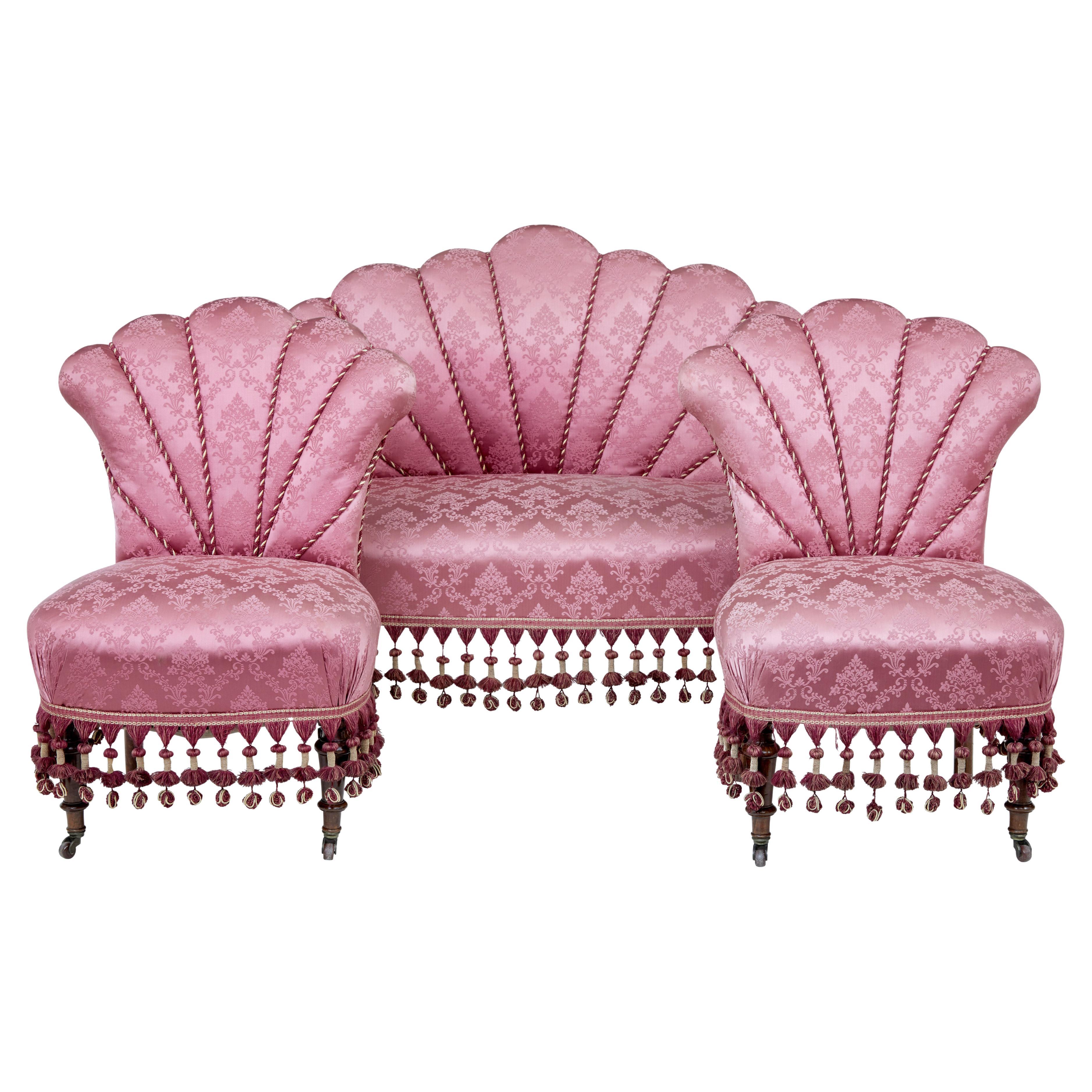 Pair 1930s Asymmetrical Art Deco Shell Back Chairs at 1stDibs | art ...