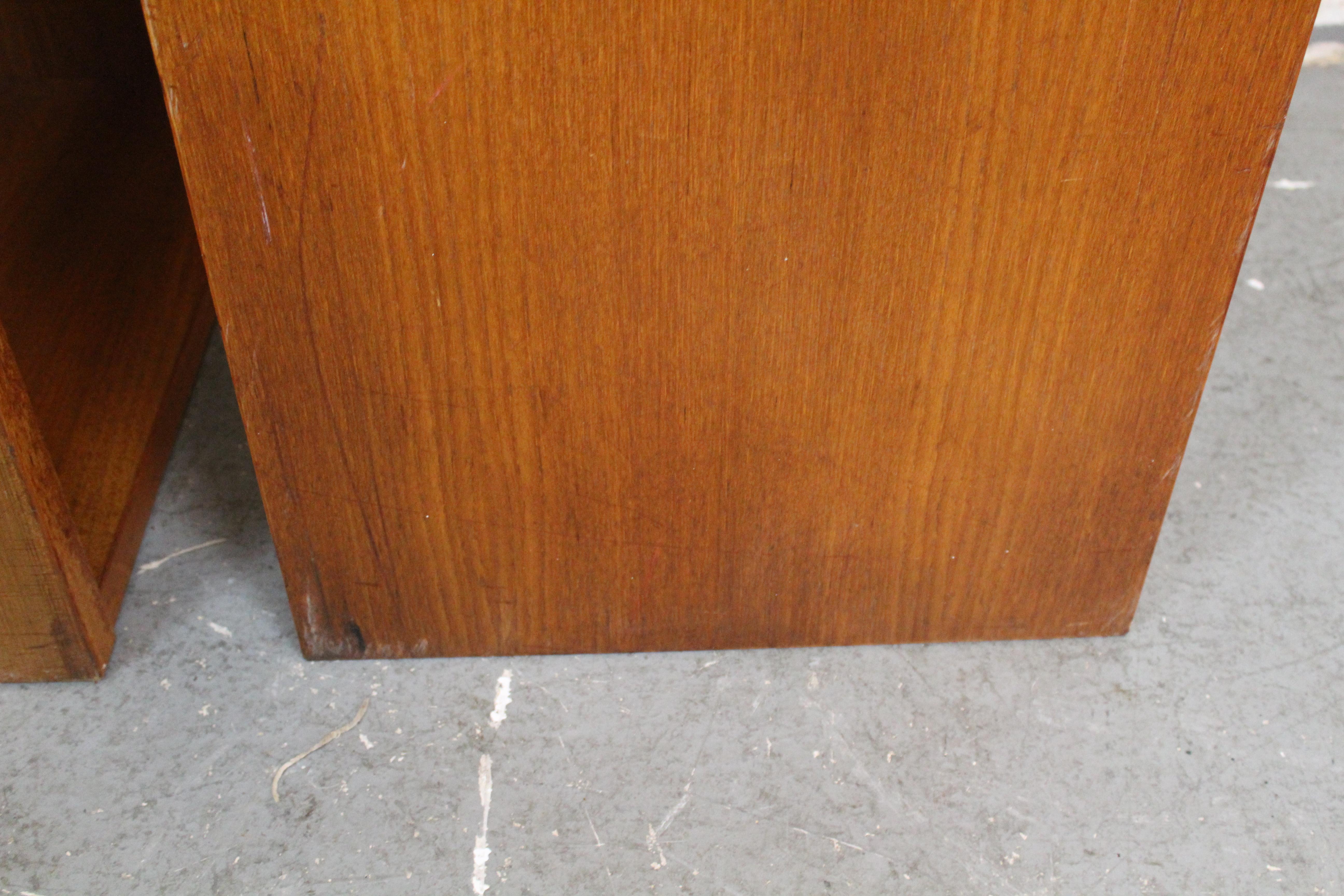 3-Piece Danish Teak Modular Jigsaw Shelving For Sale at 1stDibs