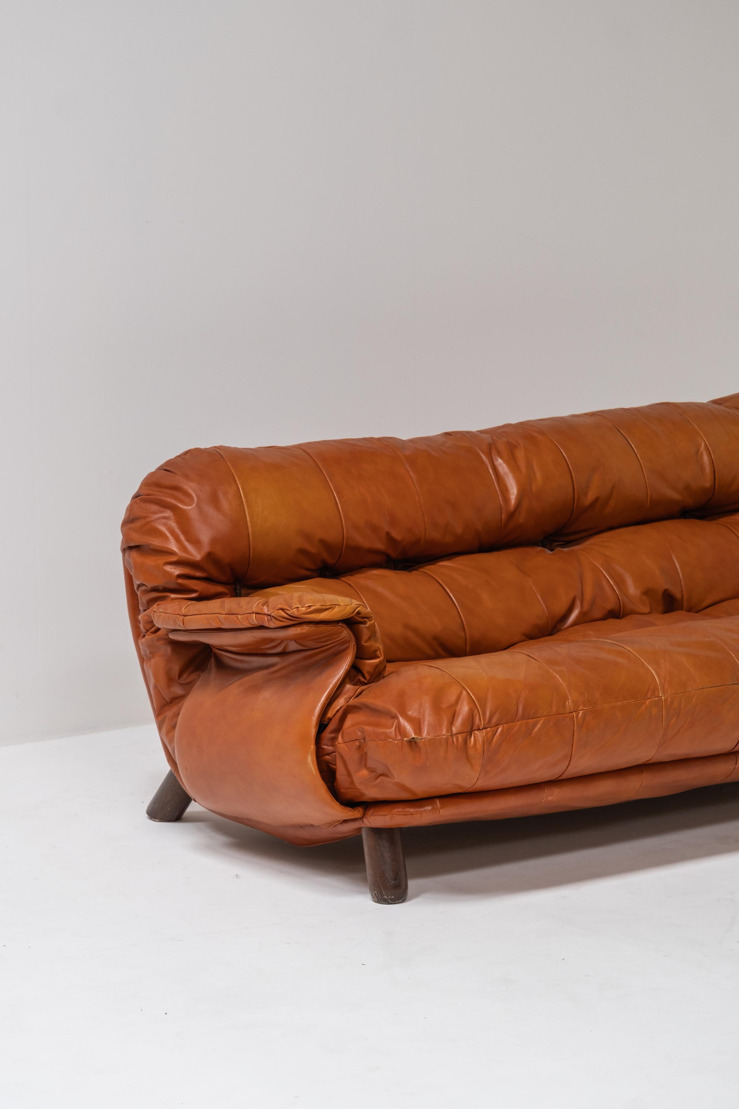 3 seater lounge sofa by E. Cobianchi for Insa, Italy 1970 For Sale at ...