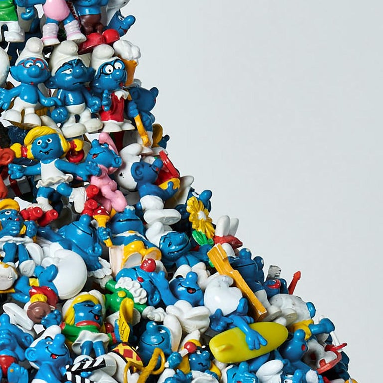 Contemporary Smurf Dynasty Ming Vase Vessel Diederik Schneeman For Sale ...