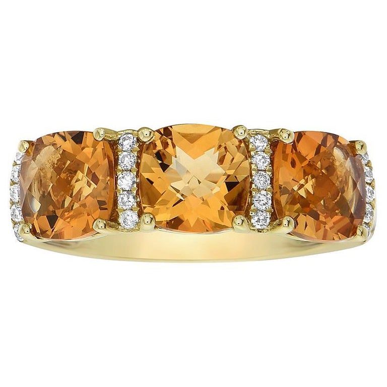 3 Stone Semi-Precious Ring For Sale at 1stDibs