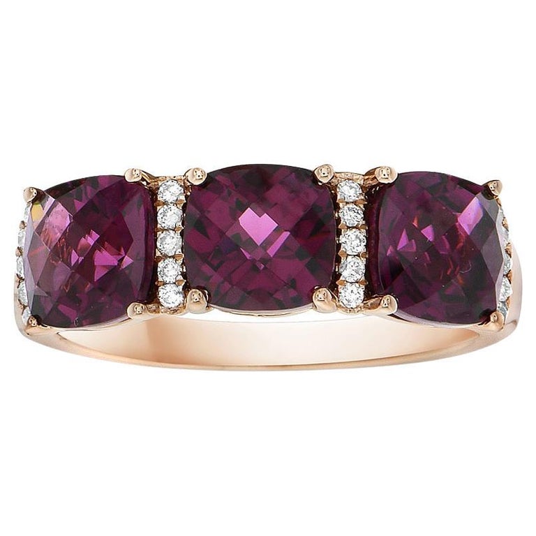 3 Stone Semi-Precious Ring For Sale at 1stDibs