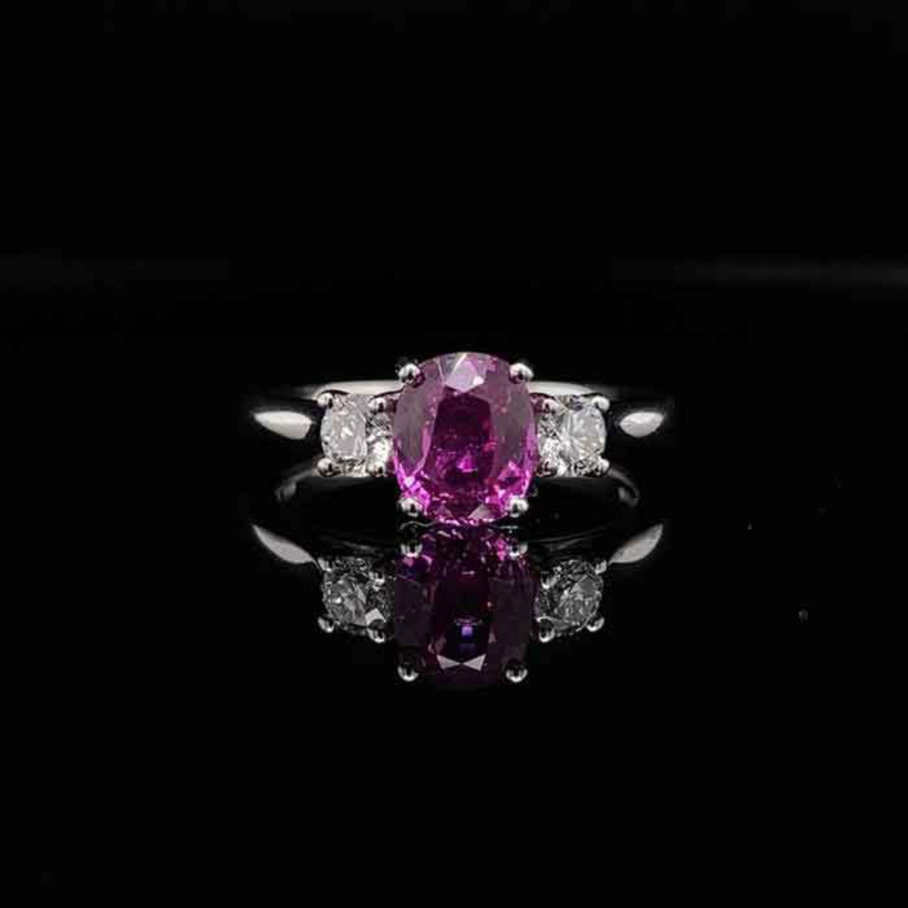 Customizable Vintage Engagement Ring for Her with Diamonds For Sale at ...