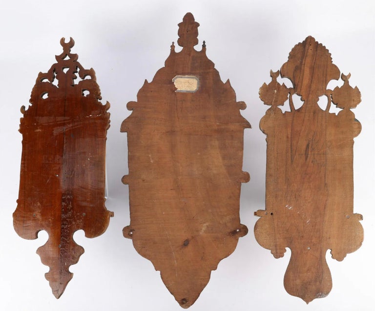 3 Syrian Mother of Pearl Inlaid Wall Shelves For Sale at 1stDibs