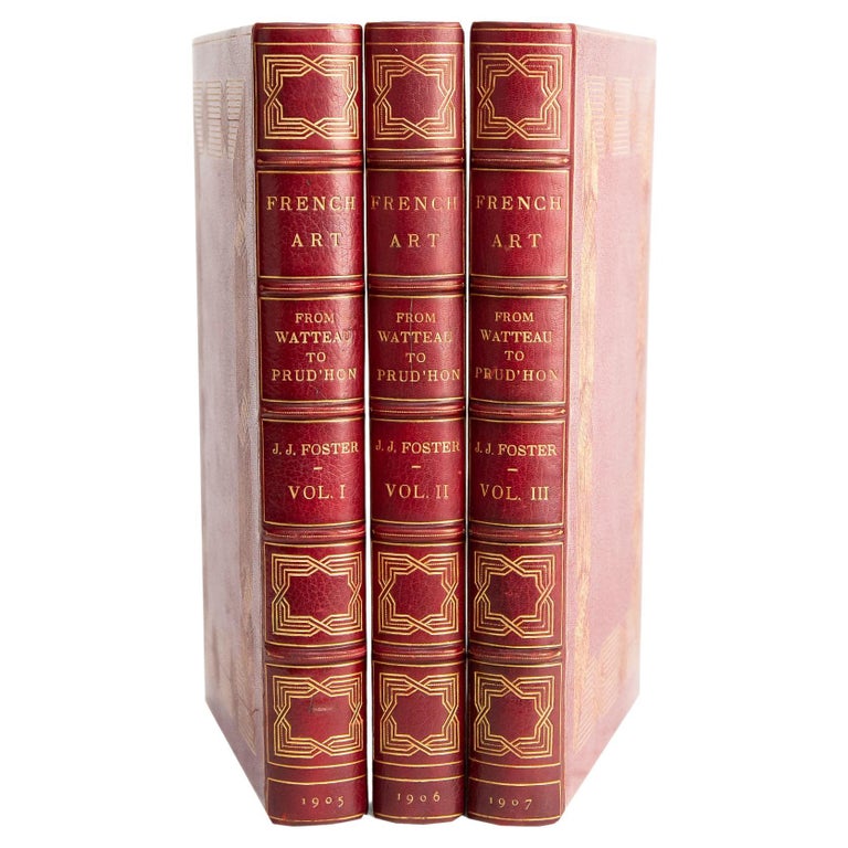 3 Volumes. J.J. Foster, Art français de Watteau à Prudhon. En vente sur ...