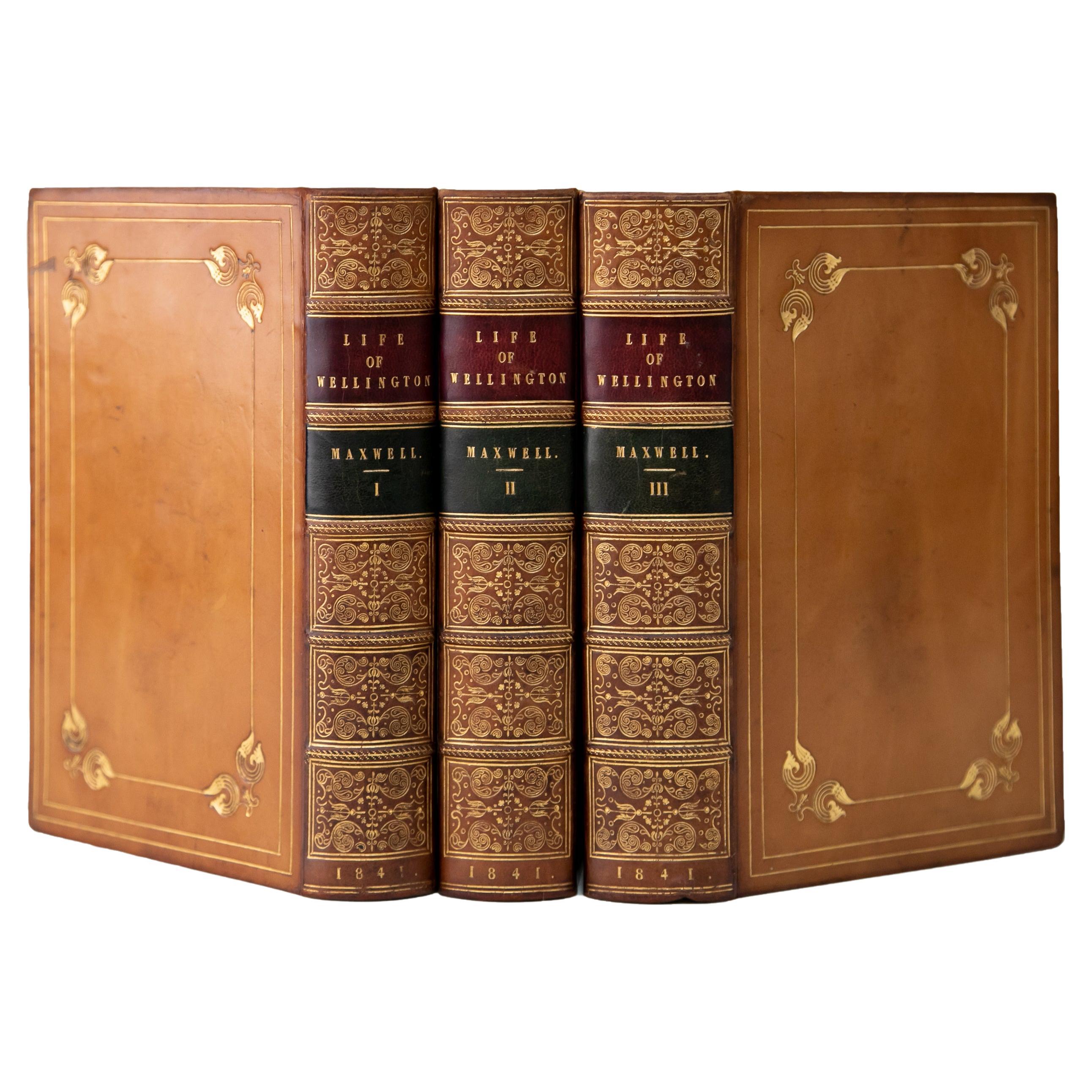 3 Volumes, W.H. Maxwell, Life of Field-Marshal His Grace the Duke of ...